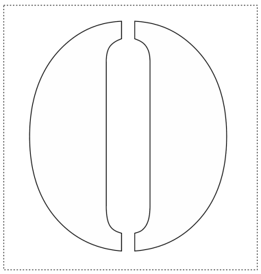 Molde Letra O para imprimir tamanho grande - Artesanato Passo a Passo!