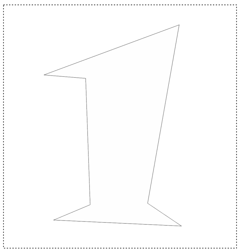 Molde número 1 para imprimir tamanho grande - Artesanato Passo a Passo!