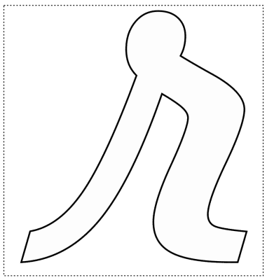 Molde letra R para imprimir maiúscula, minúscula e cursiva - Artesanato ...