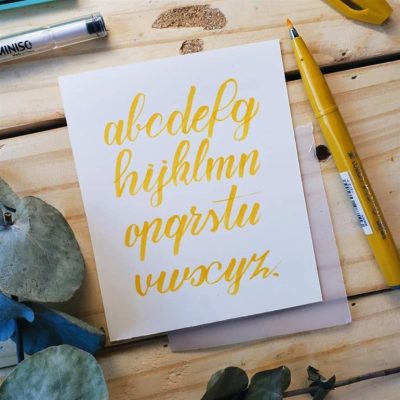 Caligrafia artística: aprenda técnicas e exercícios para iniciantes ...