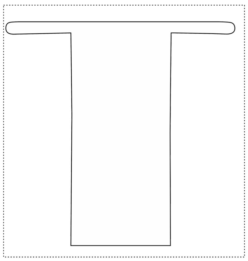 Molde letra T: minúscula, maiúscula, cursiva e tamanho grande ...