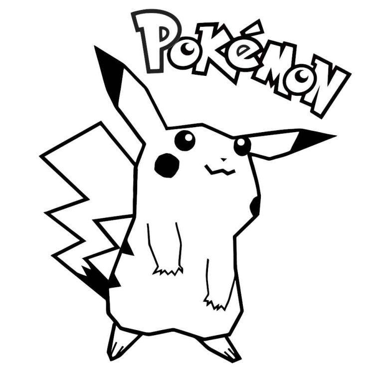 Pikachu para colorir: desenhos para pintar e imprimir - Artesanato ...