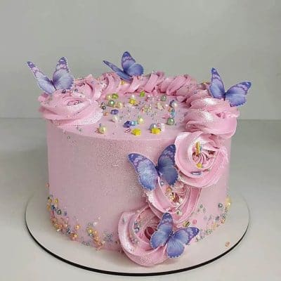 Bolo Rosa: modelos encantadores com cores e combinações variadas ...