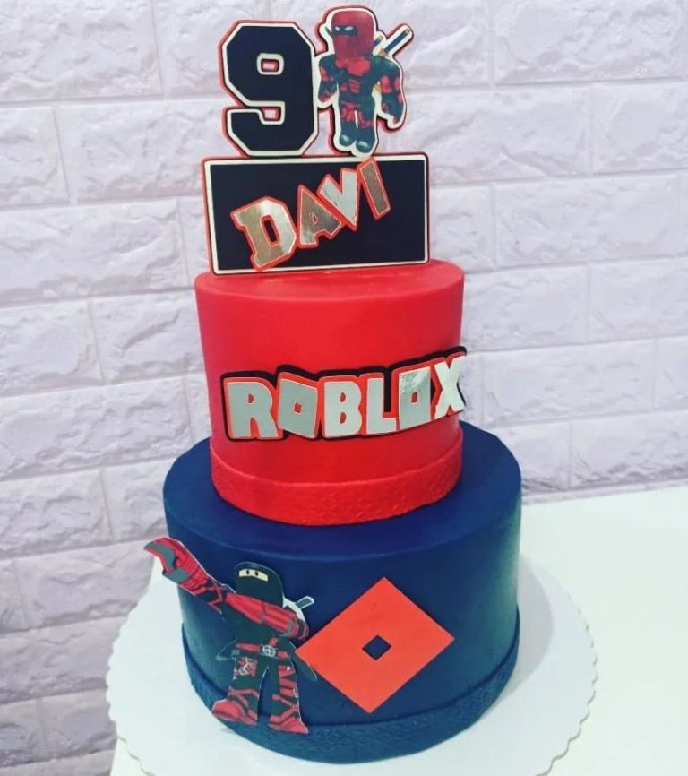 Bolo Roblox: 60 fotos para arrasar na decoração - Artesanato Passo a Passo!