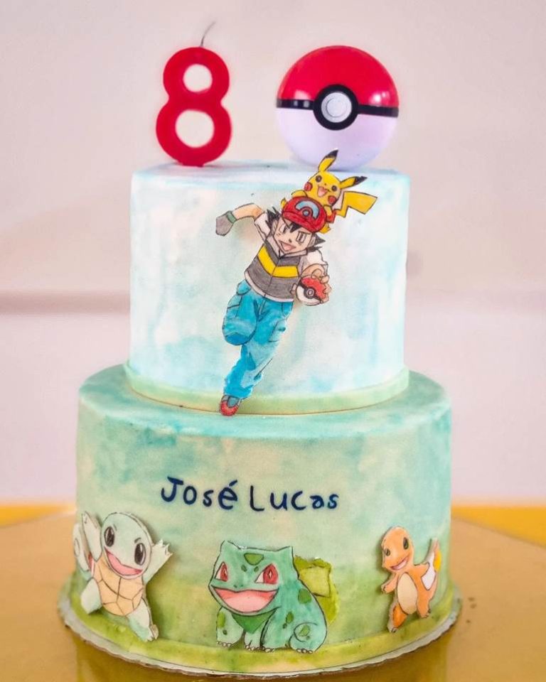 Bolo Pokémon: 50 fotos para inspirar a decoração da sua festa ...