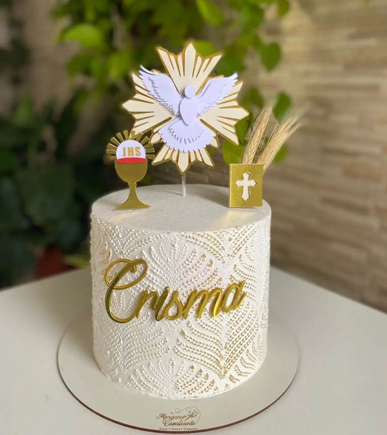 Bolo de Crisma: 50 Ideias para comemorar essa confirmação - Artesanato ... Bolo de Crisma: 50 Ideias para comemorar essa confirmação - Artesanato ...