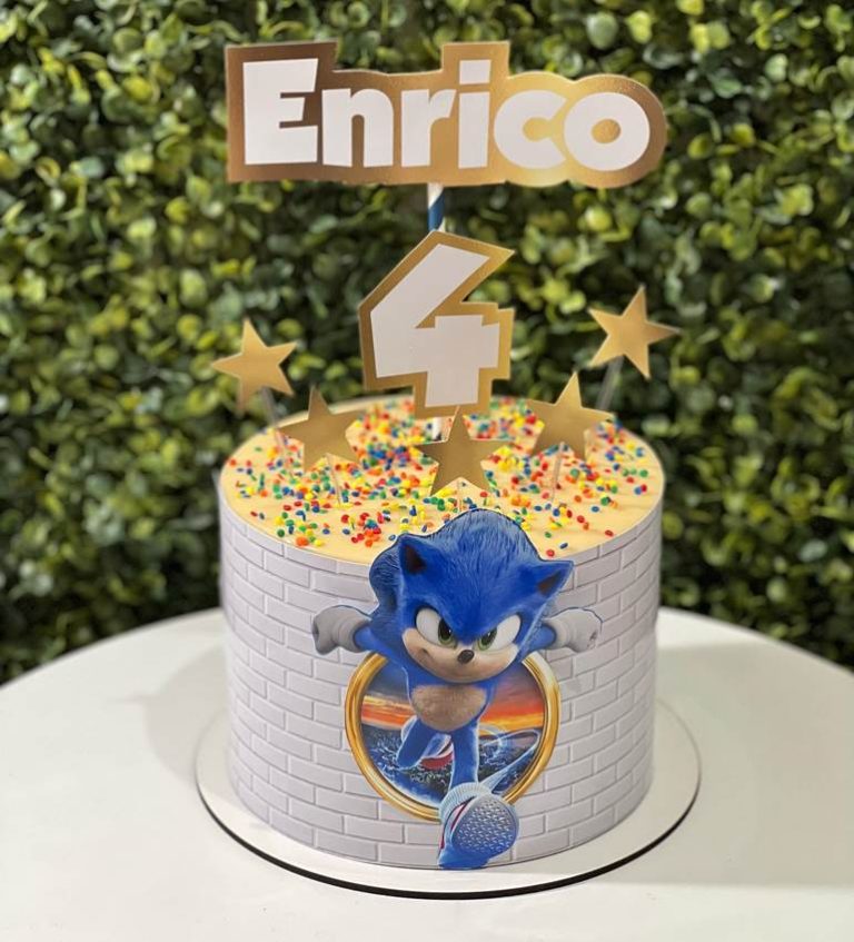 Bolo do Sonic: 50 fotos do personagem mais rápido do momento ...