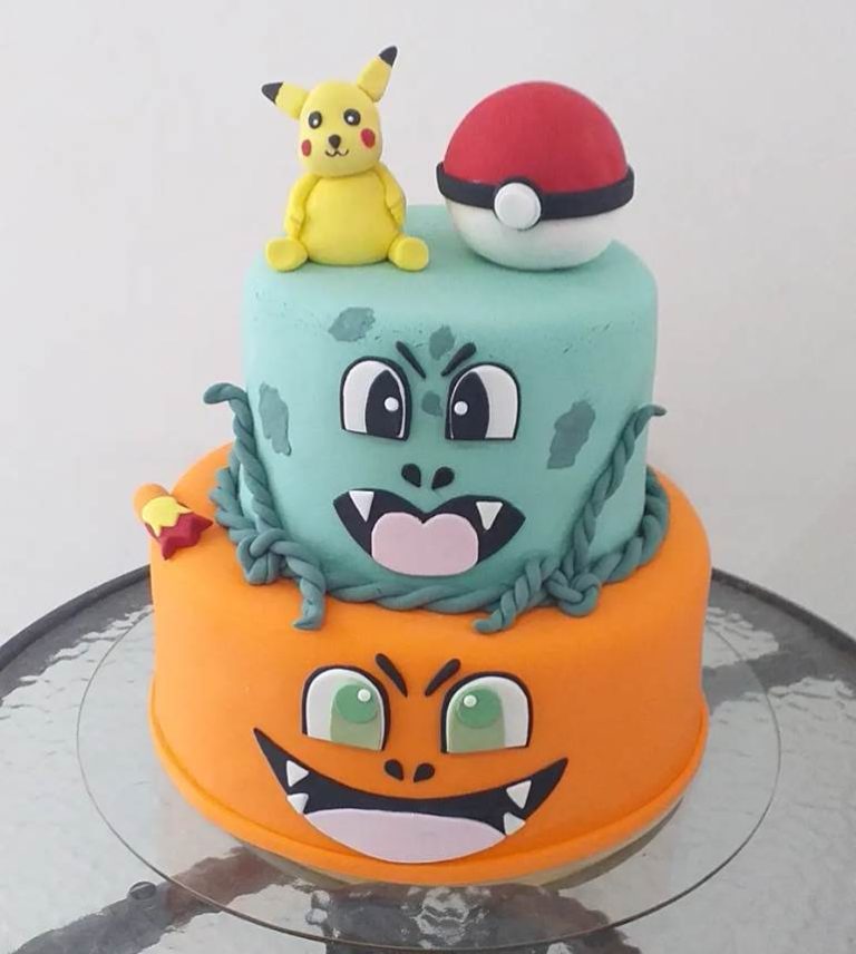 Bolo Pokémon: 50 fotos para inspirar a decoração da sua festa ...