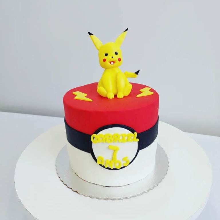 Bolo Pokémon: 50 fotos para inspirar a decoração da sua festa ...