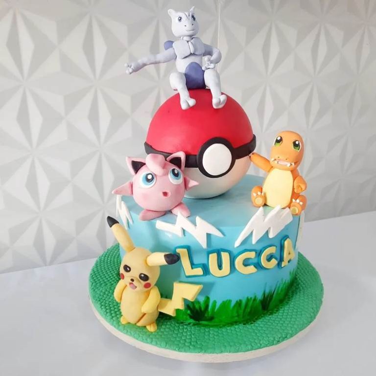 Bolo Pokémon: 50 fotos para inspirar a decoração da sua festa ...