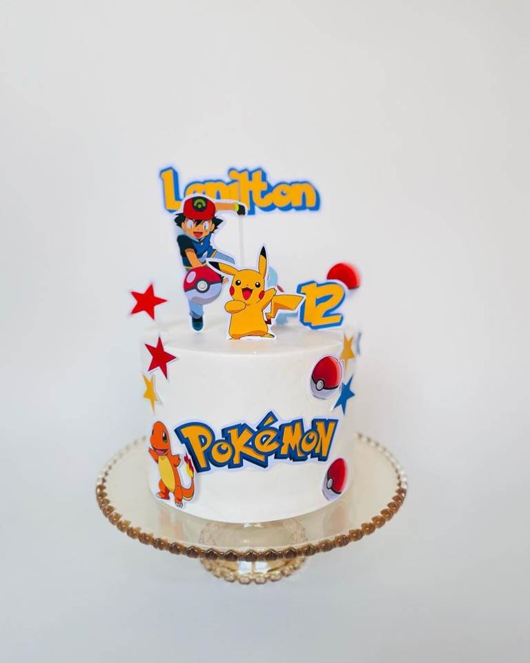 Bolo Pokémon: 50 fotos para inspirar a decoração da sua festa ...