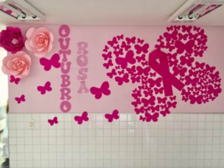 Painel Outubro Rosa: modelos criativos para esse mês especial ...