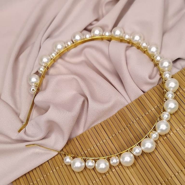 Tiara de pérola: 50 modelos deslumbrantes para todas a idades ...