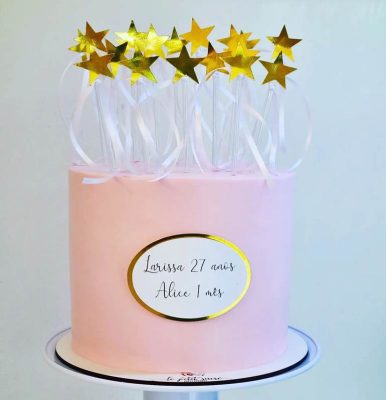 Bolo rosa com dourado: 50 fotos de bolos delicados para impressionar ...