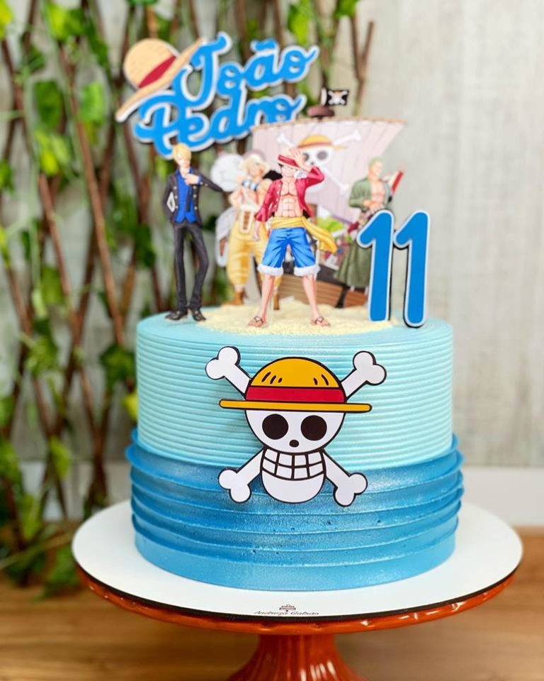 Bolo One Piece: 50 Modelos perfeitos para uma festa animada ...