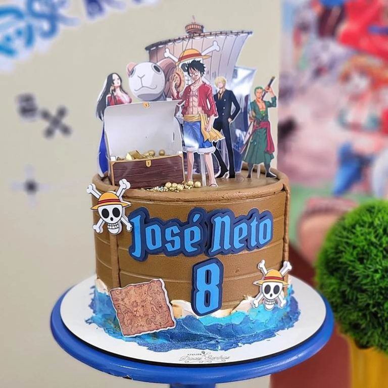 Bolo One Piece: 50 Modelos perfeitos para uma festa animada ...
