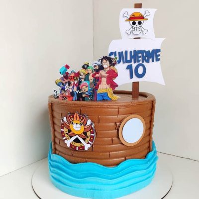 Bolo One Piece: 50 Modelos perfeitos para uma festa animada ...