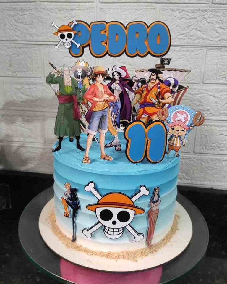 Bolo One Piece: 50 Modelos perfeitos para uma festa animada ...