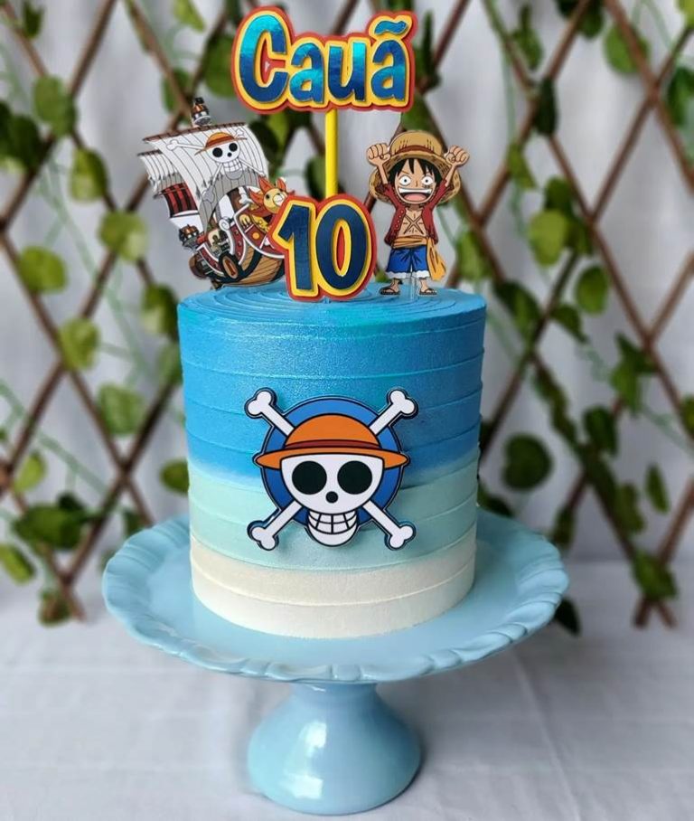Bolo One Piece: 50 Modelos perfeitos para uma festa animada ...