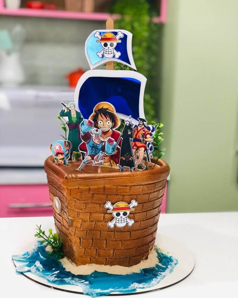 Bolo One Piece: 50 Modelos perfeitos para uma festa animada ...