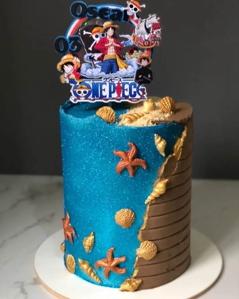 Bolo One Piece: 50 Modelos perfeitos para uma festa animada ...