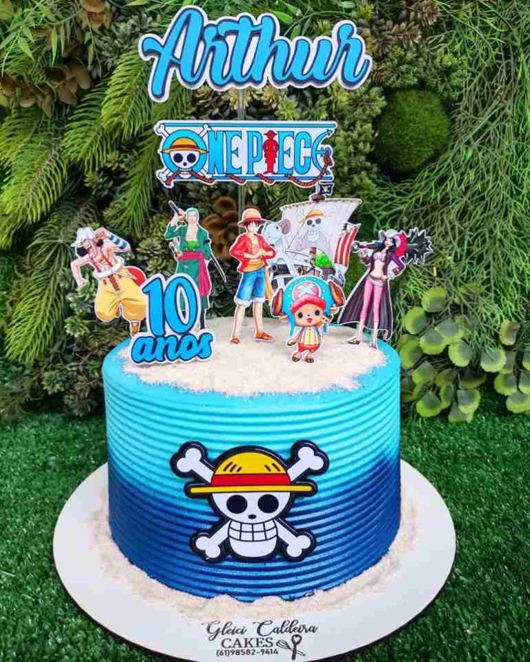 Bolo One Piece: 50 Modelos perfeitos para uma festa animada ...
