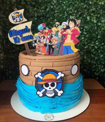 Bolo One Piece: 50 Modelos perfeitos para uma festa animada ...