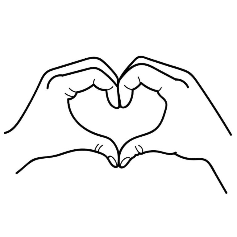 Molde de mão para imprimir grande e pequeno - Artesanato Passo a Passo!