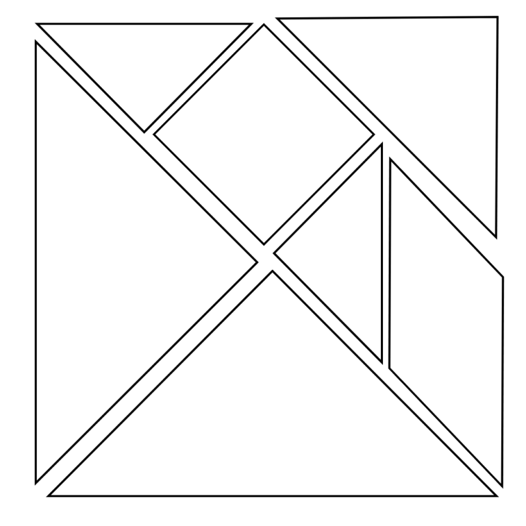 Tangram para imprimir imagens e figuras criativas - Artesanato Passo a ...
