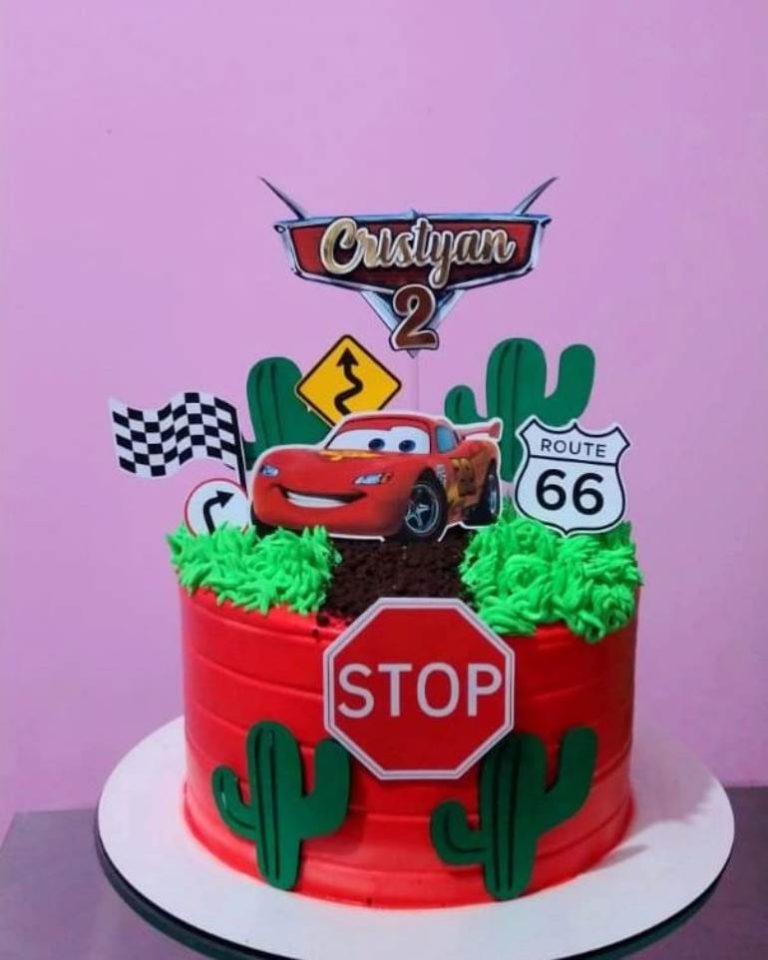Bolo do Relâmpago McQueen: 50 modelos para encantar os convidados ...