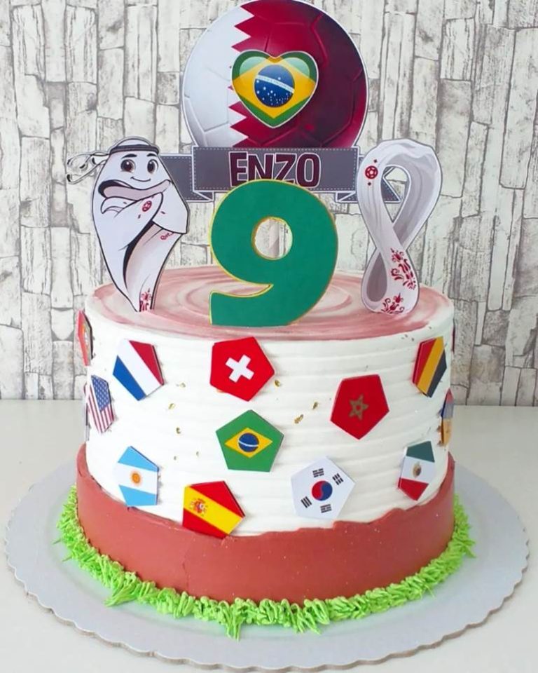 Bolo da Copa: 50 Ideias para torcer junto com nossa seleção ...