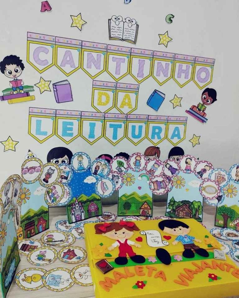 Cantinho da leitura para educação infantil: 30 Ideias e molde para ... Cantinho da leitura para educação infantil: 30 Ideias e molde para ...
