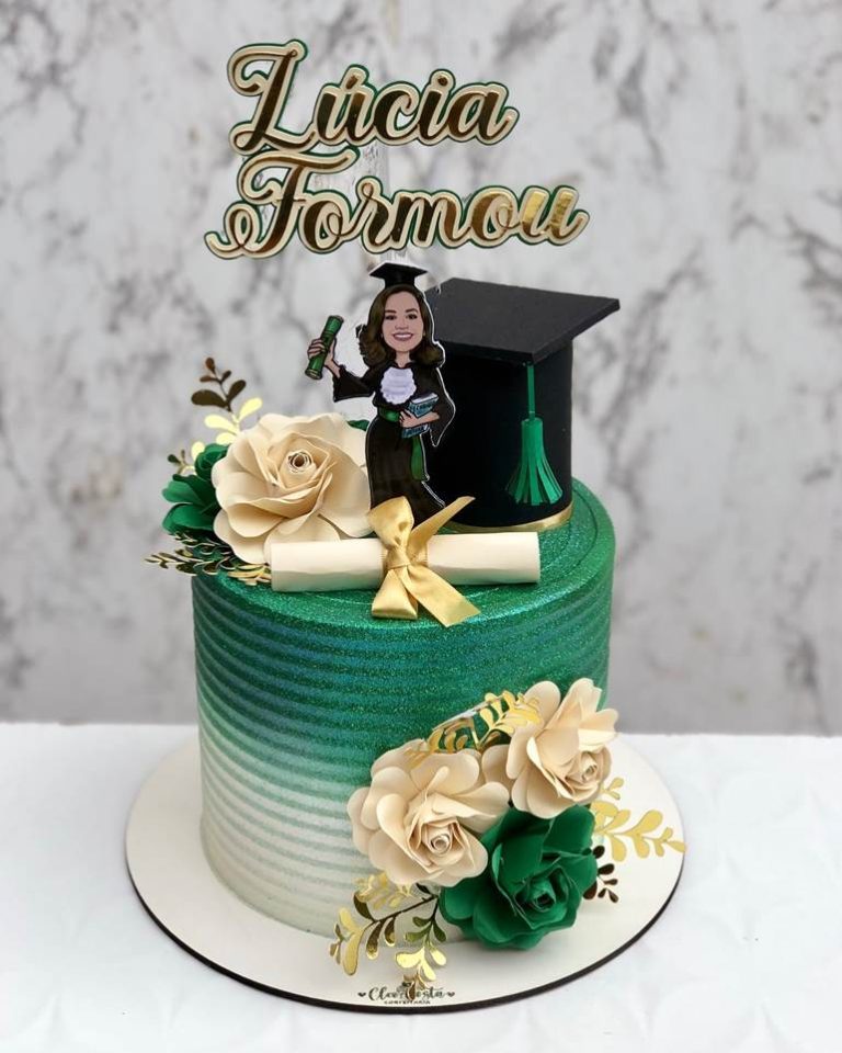 Bolo de Formatura: 70 ideias maravilhosas para comemorar - Artesanato ...