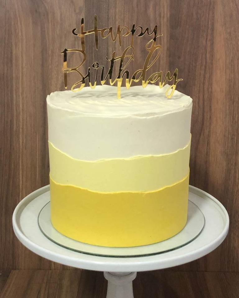 Bolo Amarelo: 60 modelos modernos cheios de alegria - Artesanato Passo ...