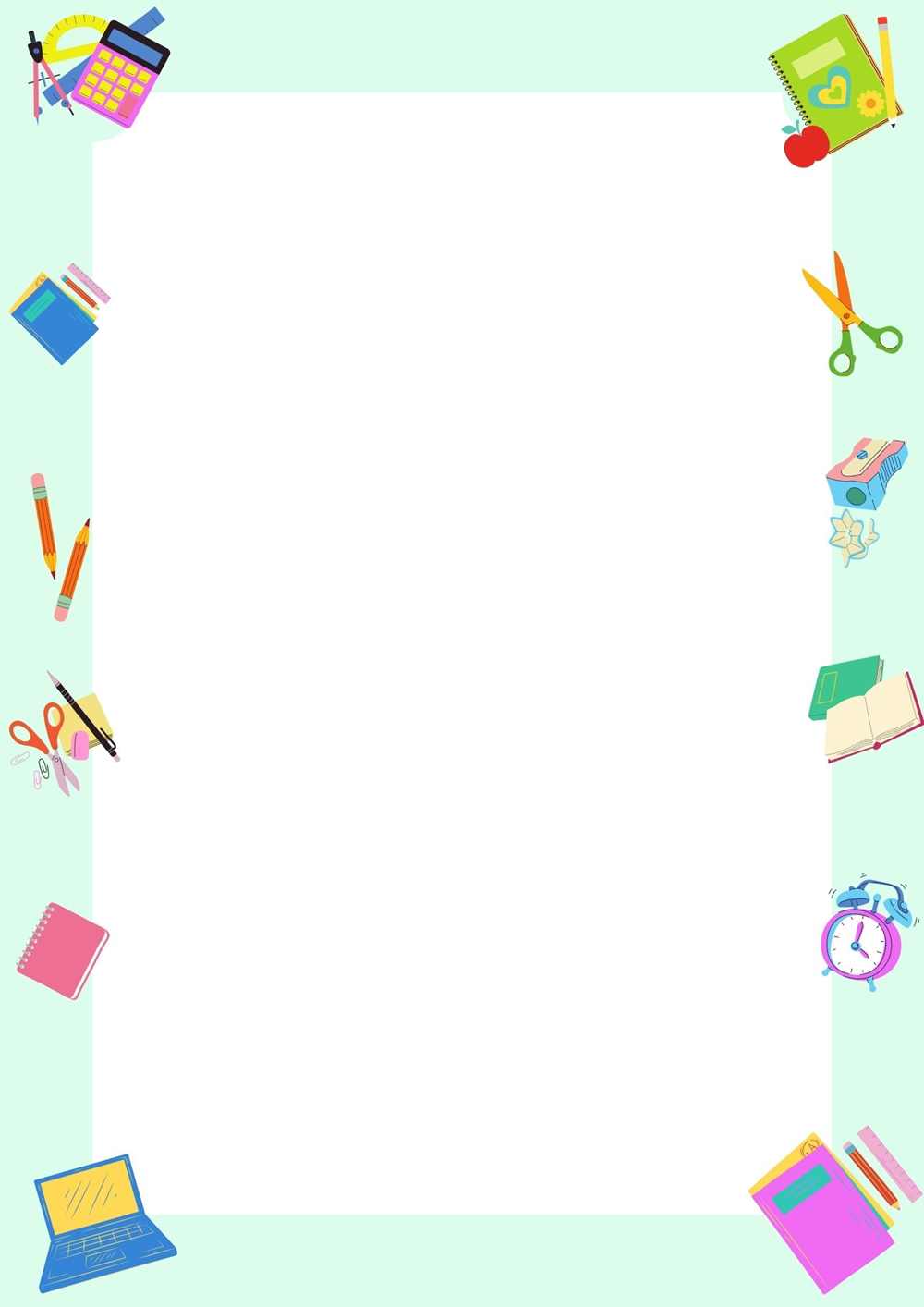 Bordas pedagógicas: 20 modelos para imprimir em PDF - Artesanato Passo ...