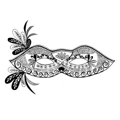 50 Moldes de máscaras de carnaval para imprimir - Artesanato Passo a Passo!