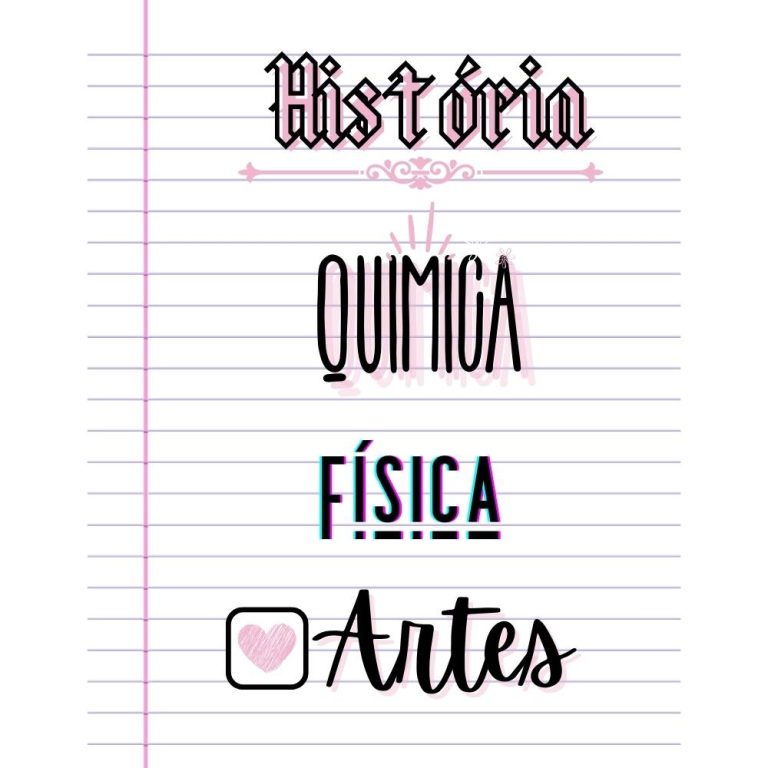 Títulos para caderno: 14 ideias bonitas e fáceis de fazer - Artesanato ...