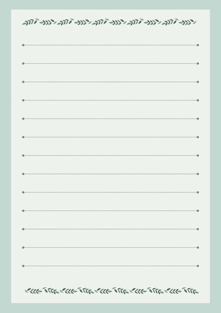 Papel de carta: 50 modelos lindos para imprimir antigos e atuais ...