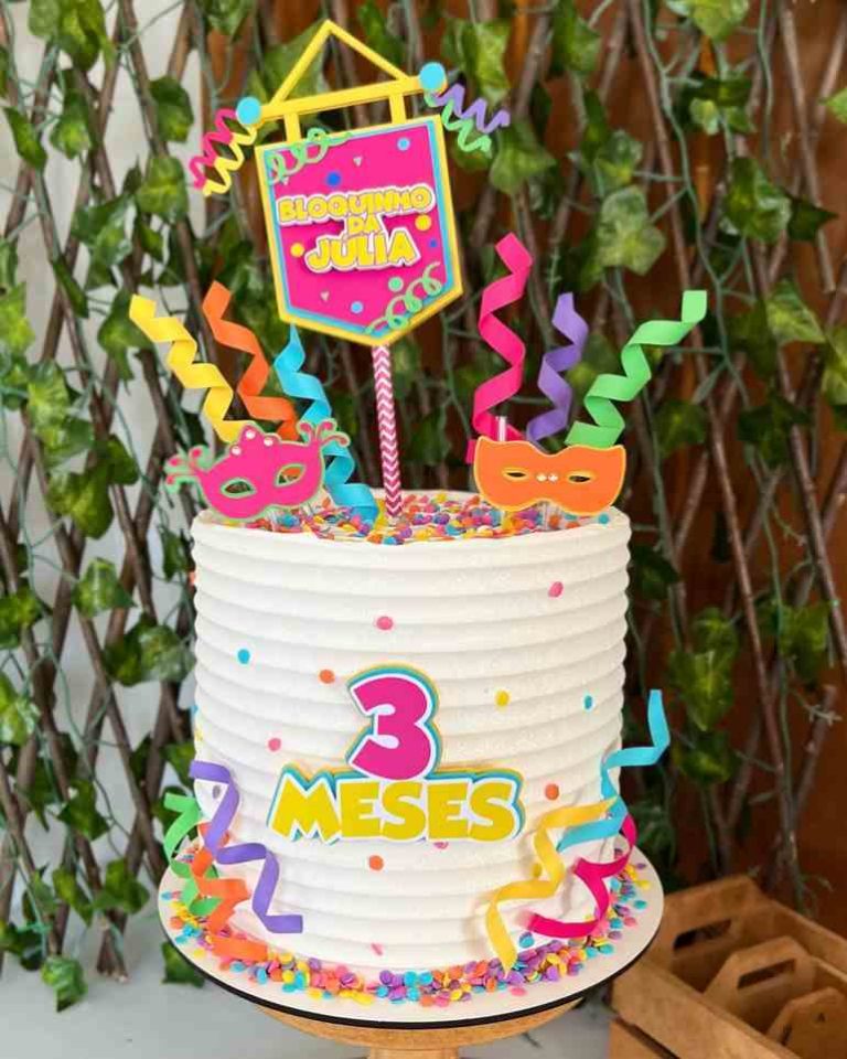 Bolo tema Carnaval: 50 modelos divertidos para celebrar a folia ...