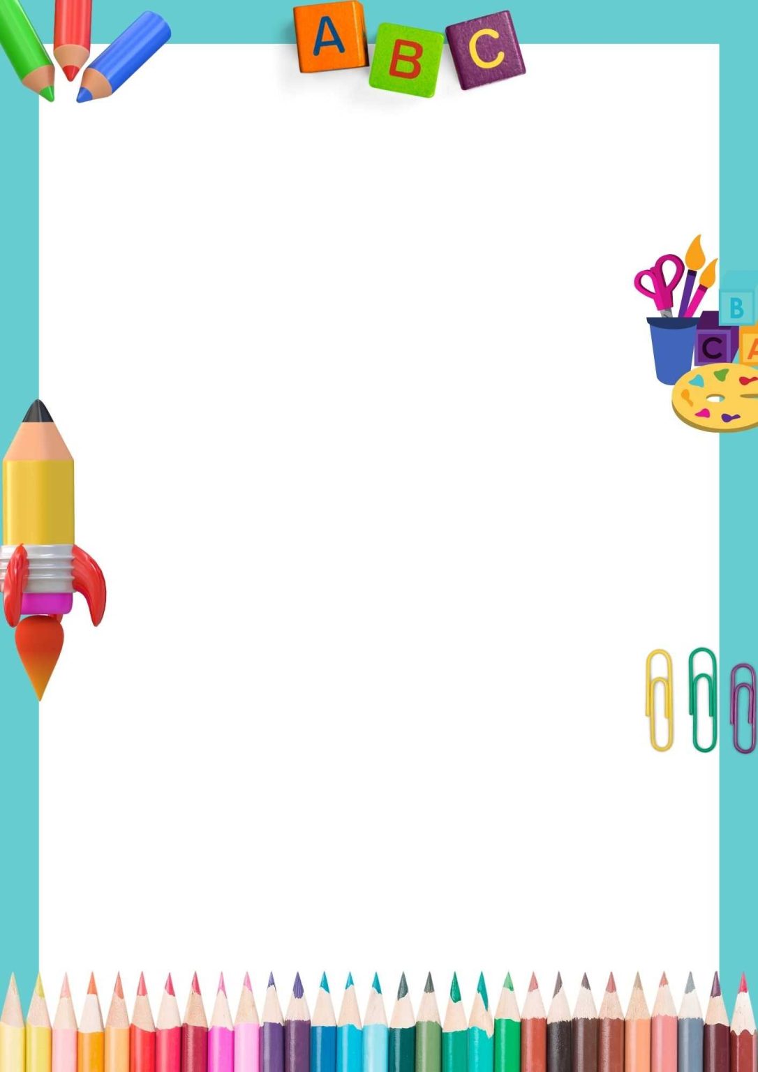 Moldura infantil: modelos escolares, para formatura e aniversário ...