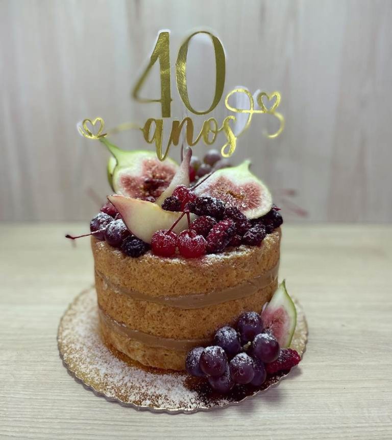 Bolo 40 anos feminino: 50 modelos para celebrar a vida - Artesanato ...