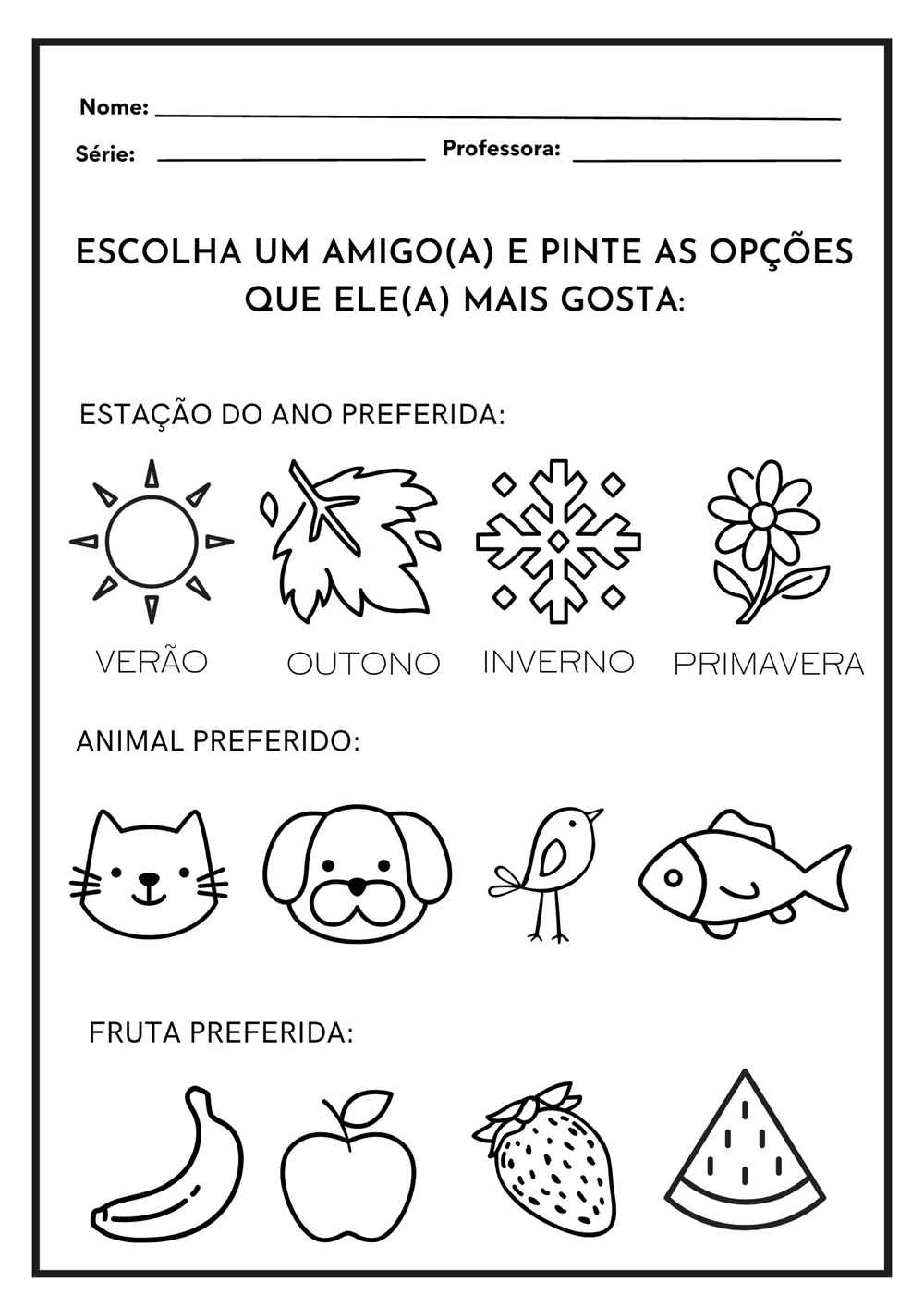 Atividade sobre amizade para educação infantil - Artesanato Passo a Passo!