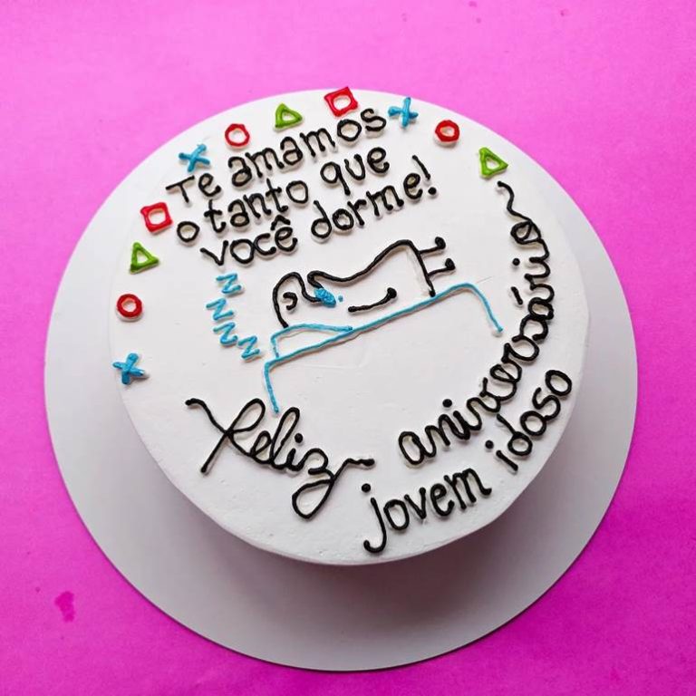 Bolo com frases engraçadas: 50 ideias para alegrar a festa - Artesanato ...