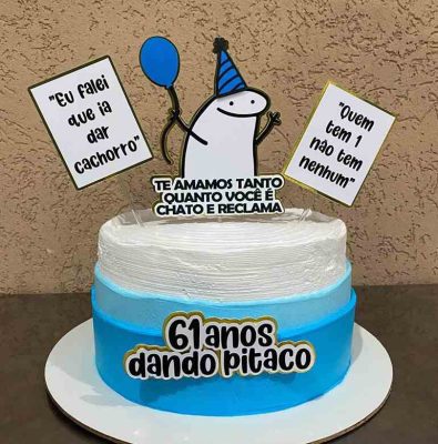 Bolo com frases engraçadas: 50 ideias para alegrar a festa - Artesanato ...