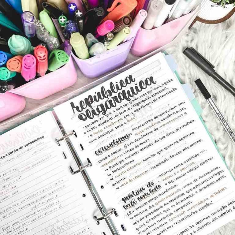 Caderno organizado: dicas +30 Ideias para deixar tudo bonito ...