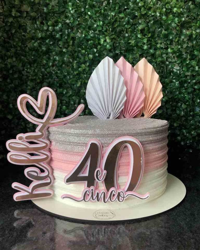 Bolo 40 anos feminino: 50 modelos para celebrar a vida - Artesanato ...