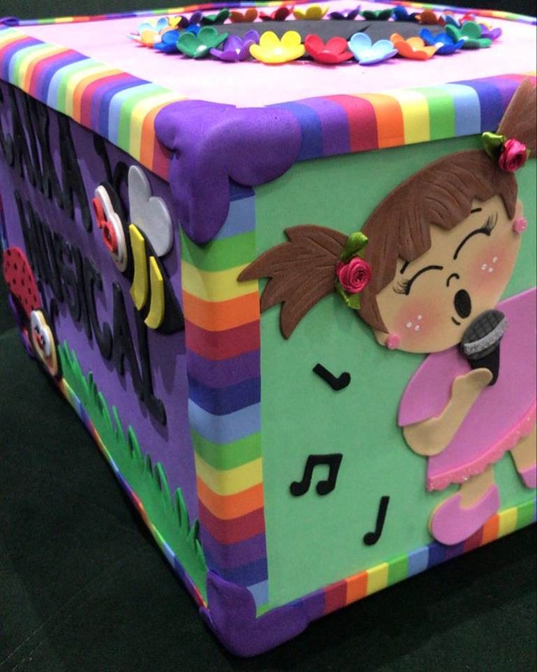 Caixa musical para educação infantil: como fazer e moldes para imprimir ... Caixa musical para educação infantil: como fazer e moldes para imprimir ...