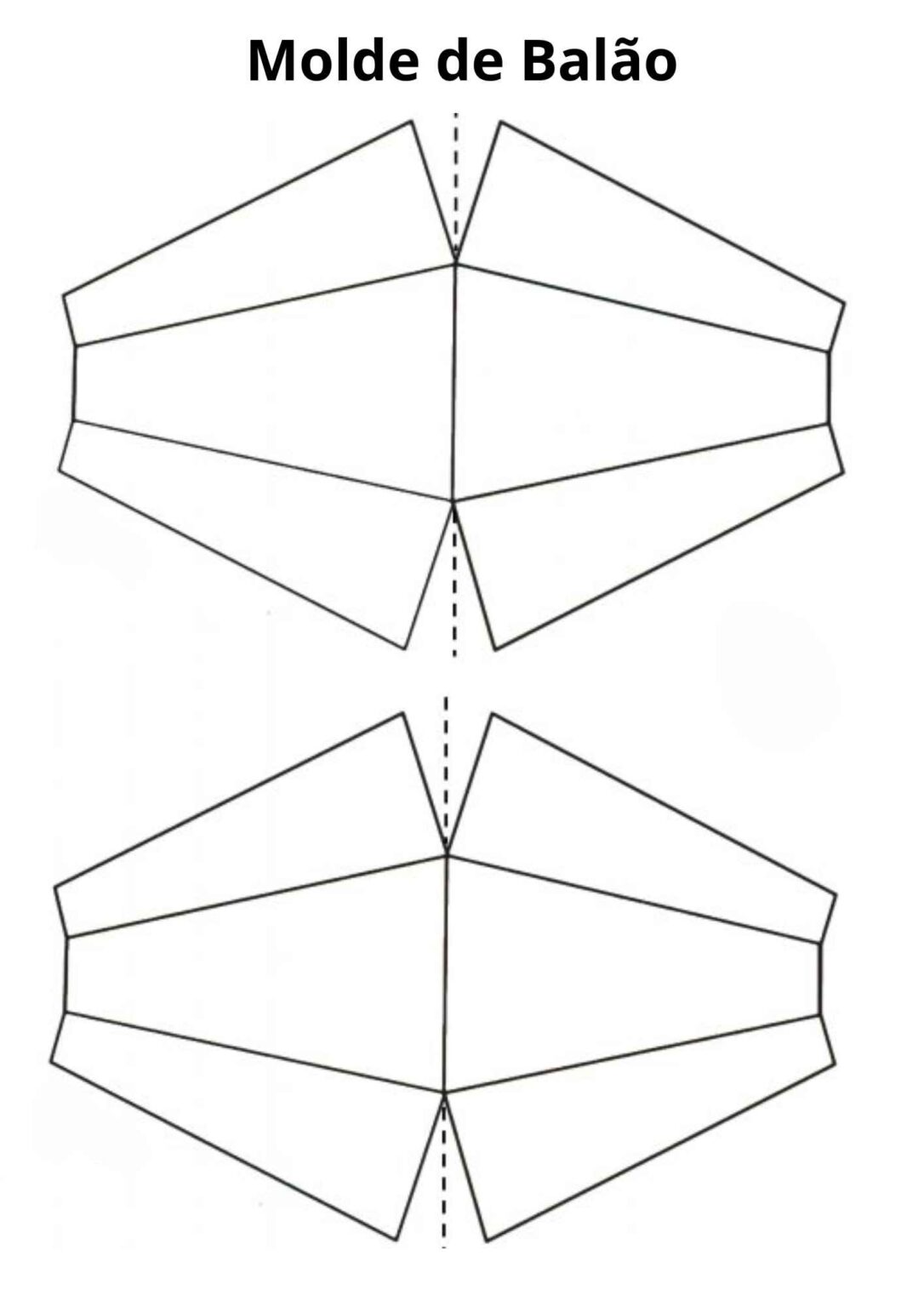 Molde Balão Para Imprimir - RETOEDU