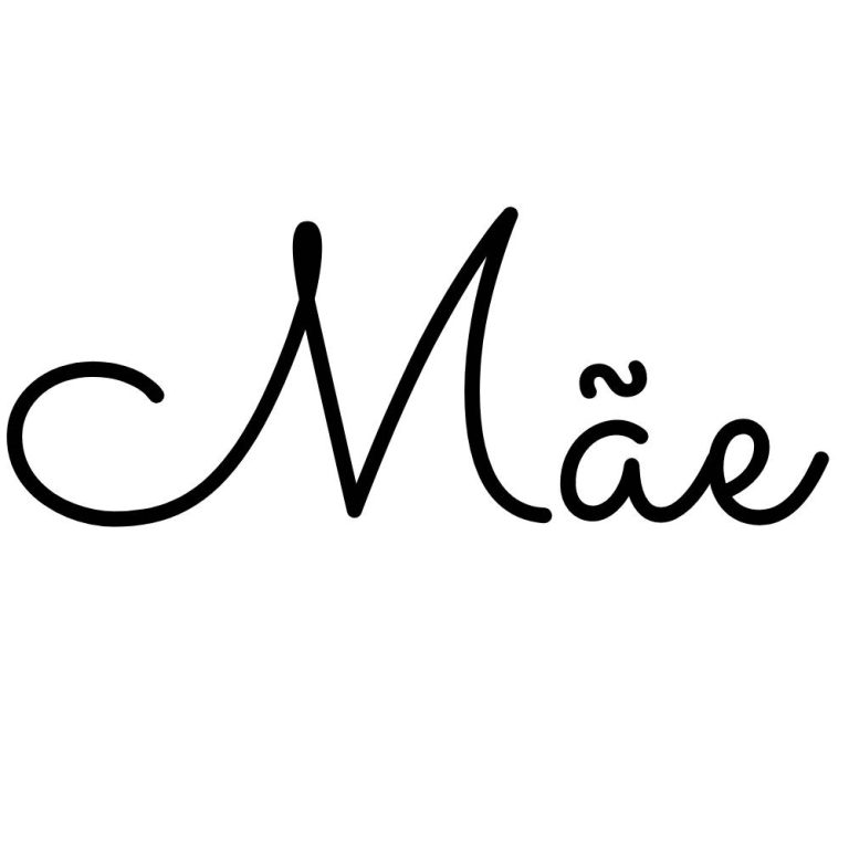 Molde do nome mãe para imprimir grande - Artesanato Passo a Passo!