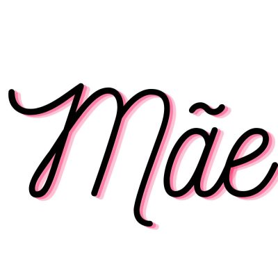 Molde do nome mãe para imprimir grande - Artesanato Passo a Passo!